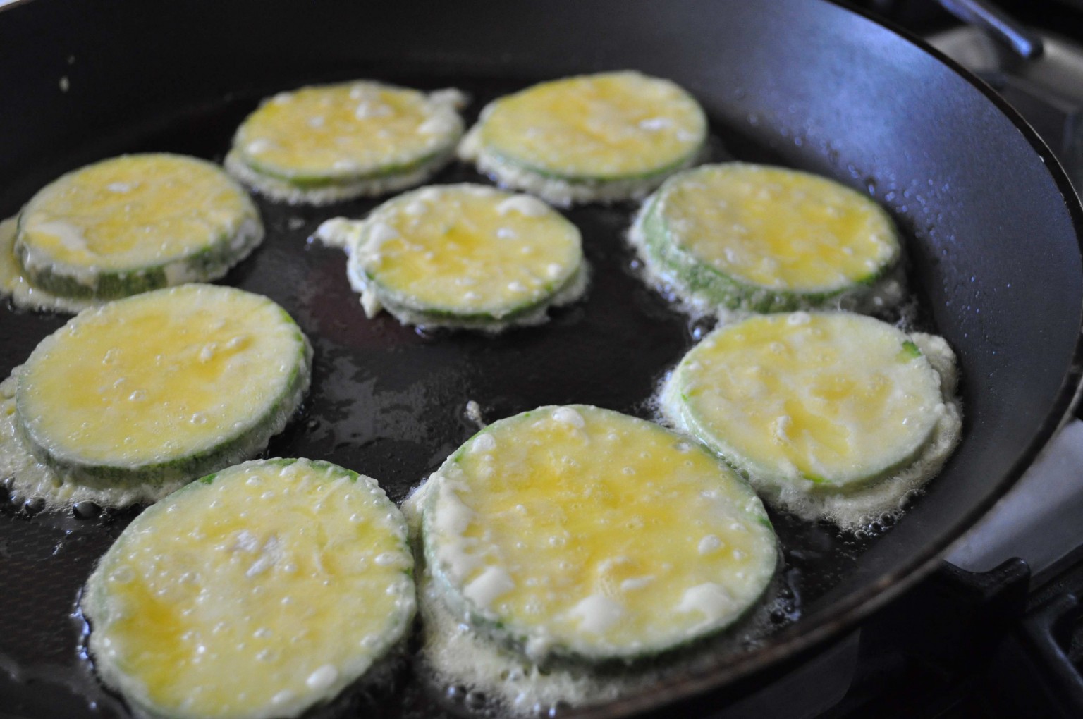 Pan-fried Zucchini Fritters (호박전 Hobak Jeon) - Kimchimari