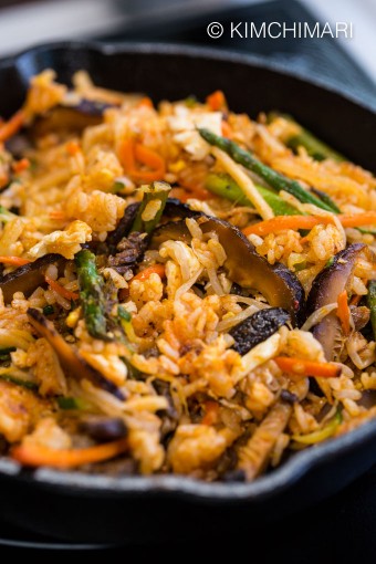 Bibimbap - Korean Mixed Rice with Meat and Vegetables - Kimchimari