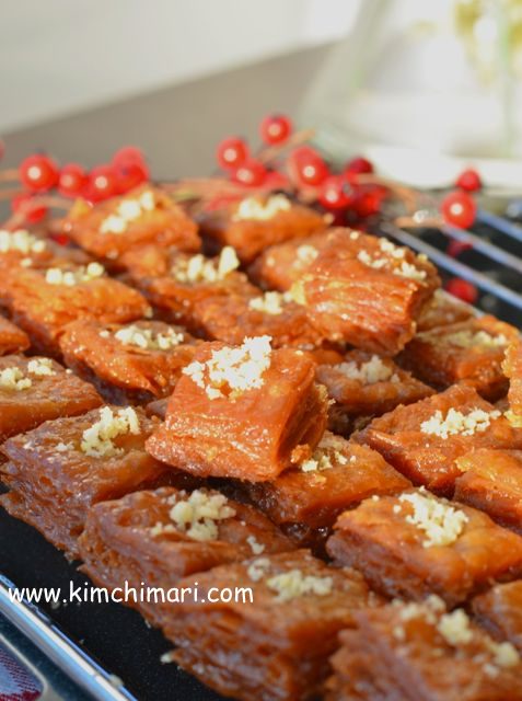 Korean Honey Pastry (약과 Yakgwa or Yakwa) - Kimchimari
