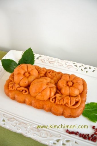 Gluten Free Sweet Red Bean Oven Rice Cake (떡빵 Tteok Ppang) - Kimchimari