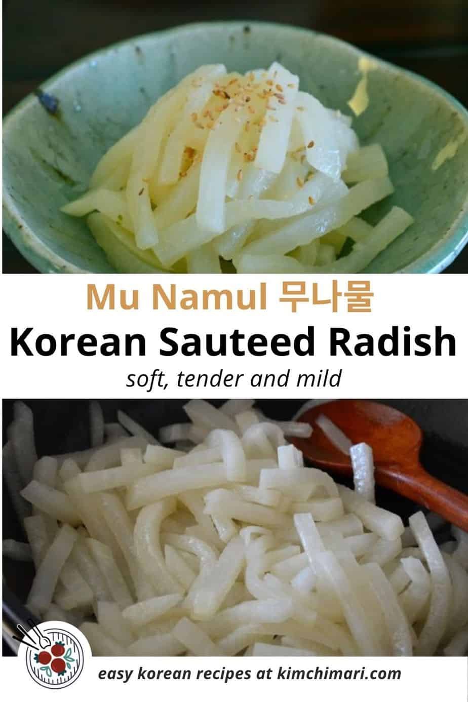 Three color vegetables (삼색나물 Samsaek Namul) - White - Kimchimari