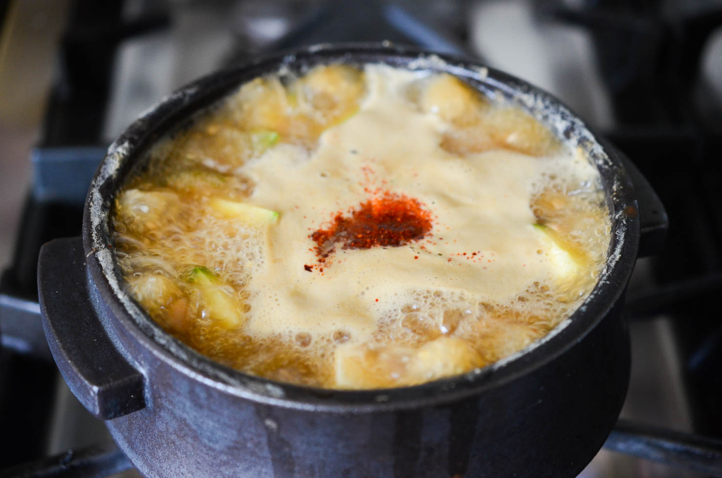 Doenjang Jjigae - Korean Soybean Paste Stew - Kimchimari