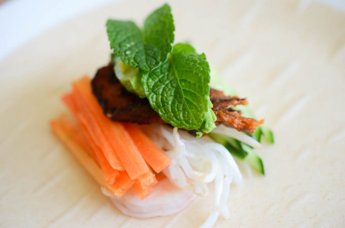 Easy Pork Bulgogi Spring Rolls - Kimchimari