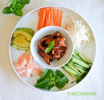 Easy Pork Bulgogi Spring Rolls - Kimchimari