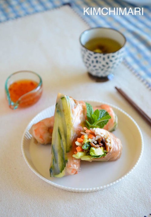 Easy Pork Bulgogi Spring Rolls - Kimchimari