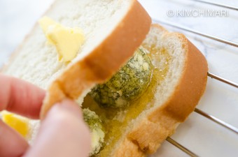 Injeolmi Toast - Honey Rice Cake Sandwich - Kimchimari