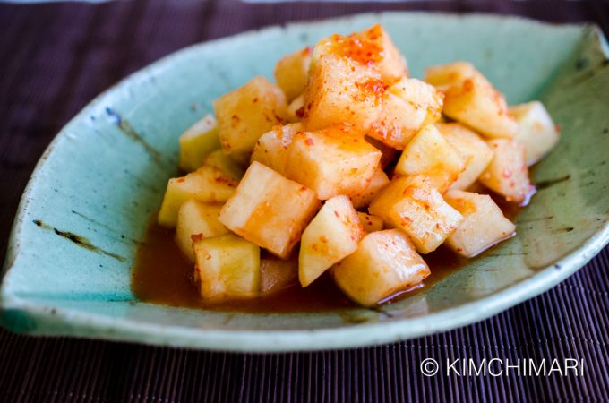 Kkakdugi - Cubed Radish Kimchi Recipe - Kimchimari