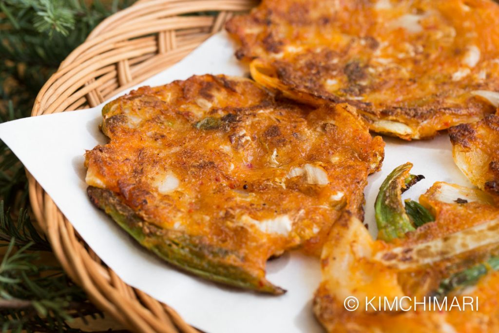 Kimchi Pancake (Kimchi Jeon) in 20 minutes! - Kimchimari
