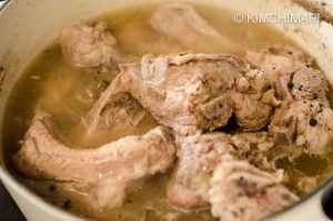 Gamjatang (Spicy Pork Bone Stew with Potatoes) - Kimchimari