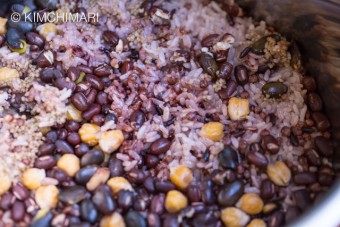 Korean Multigrain Rice (Japgokbap or Ogokbap) - Kimchimari