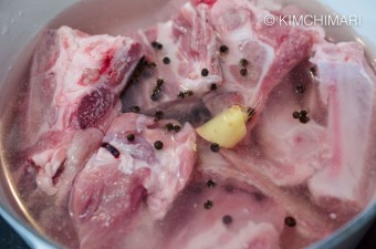 Gamjatang (Spicy Pork Bone Stew with Potatoes) - Kimchimari