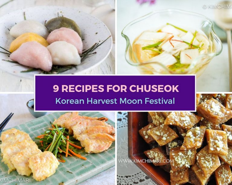 9 Chuseok (Korean Harvest Moon) Recipes with Jesa Table Setting Guide ...