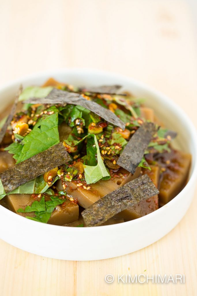 How to make Acorn Jelly (Dotorimuk 도토리묵) - Kimchimari