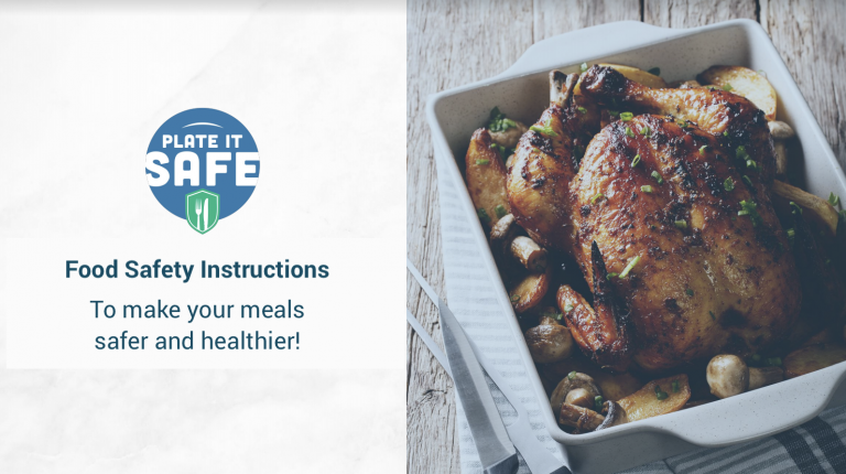 Food Safety Instructions - I've joined the Plate It Safe campaign ...