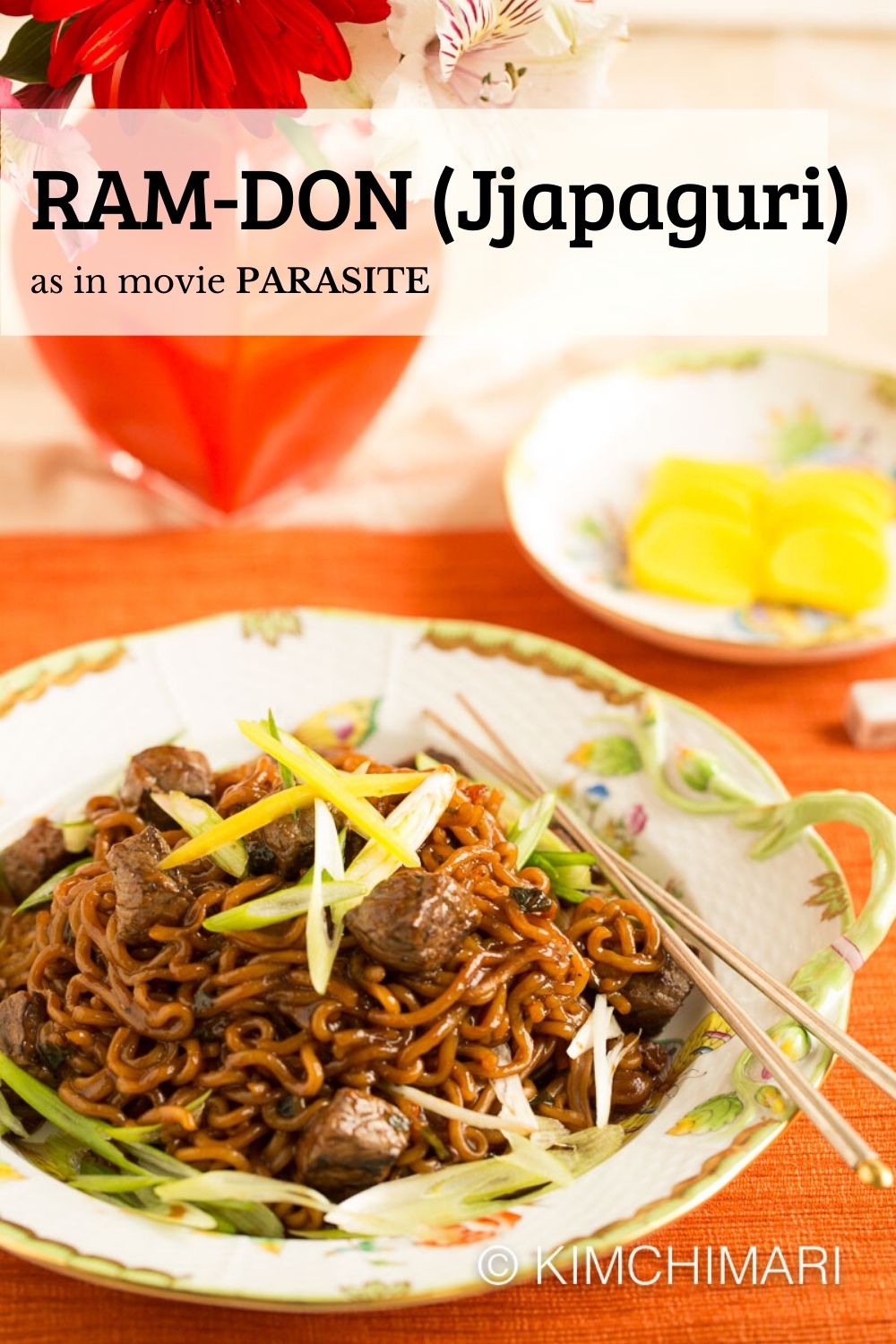 How to make Ram-Don (Jjapaguri) - from movie Parasite! - Kimchimari