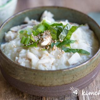 DakJuk (Korean Chicken Rice Porridge) - Regular and Instant Pot ...
