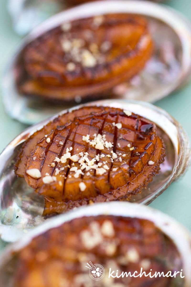 Pan-Fried Abalone Recipe with Soy Glaze - Kimchimari