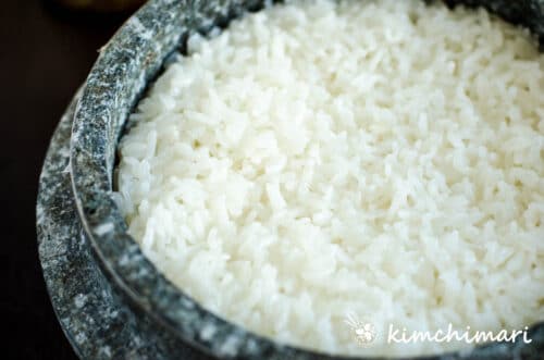 How to make Korean Rice on Stovetop - Kimchimari