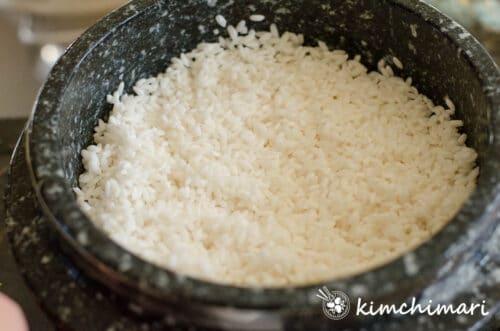 How to make Korean Rice on Stovetop | Kimchimari
