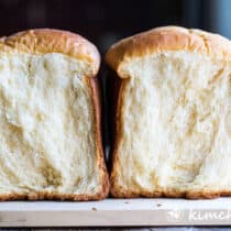 Milk Bread for Bread Machine with No Tangzhong - Kimchimari