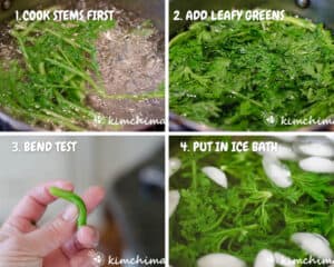 Korean Chrysanthemum Greens Recipe (Ssukat Namul) - Kimchimari