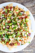 Poke Nachos with Gochujang Mayo Sauce - Kimchimari
