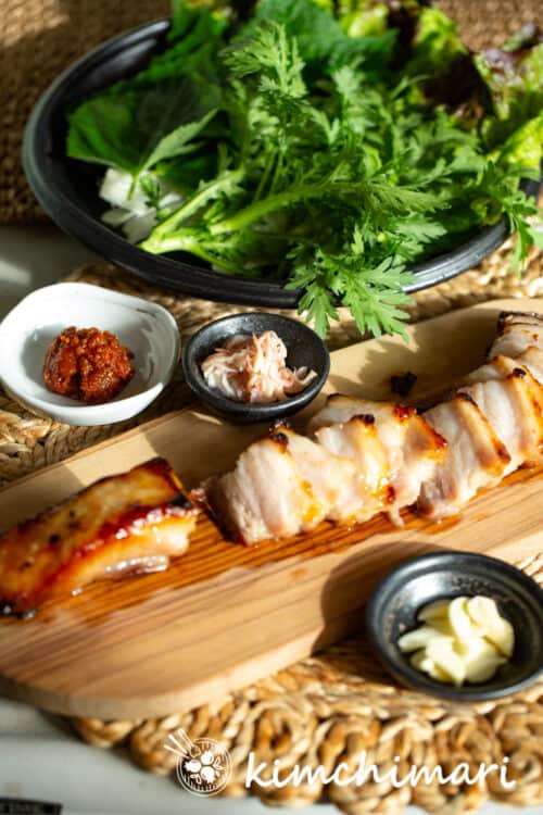 EASY Oven Roasted Korean Pork Belly - Kimchimari