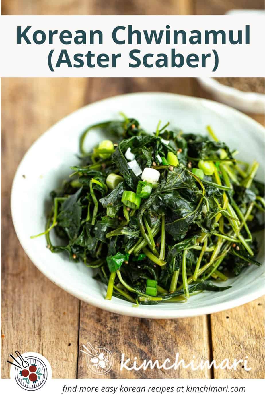 Chwinamul (Sauteed Aster Scaber) - Kimchimari