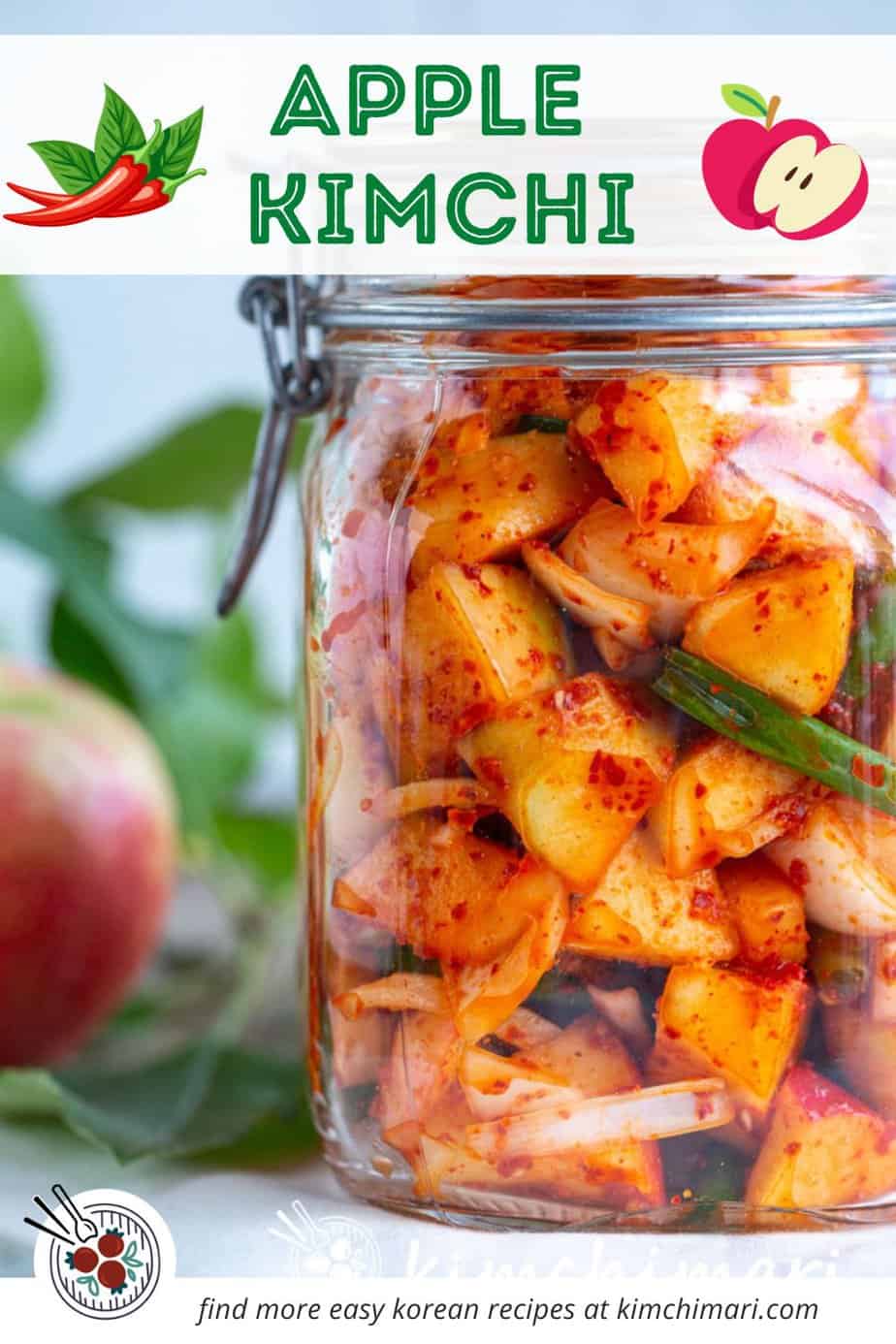 Easy Apple Kimchi in 20 min! - Kimchimari