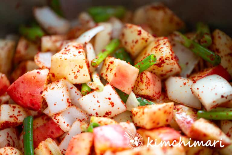 Easy Apple Kimchi in 20 min! - Kimchimari