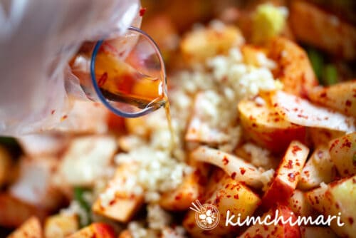 Easy Apple Kimchi in 20 min! - Kimchimari