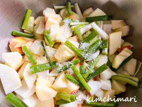 Easy Apple Kimchi in 20 min! - Kimchimari