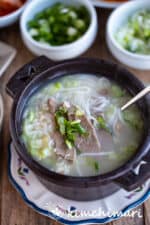 Seolleongtang (Korean Beef Bone Soup) - Kimchimari
